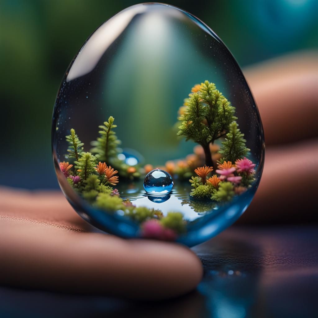 Water Droplet 2 - AI Generated Artwork - NightCafe Creator