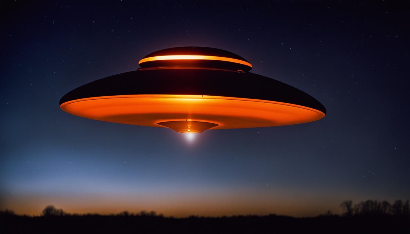 Orange UAP - AI Generated Artwork - NightCafe Creator