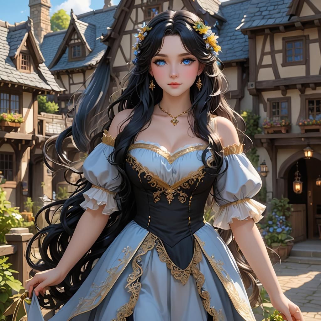 Most Beautiful maiden in the village - AI Generated Artwork - NightCafe ...