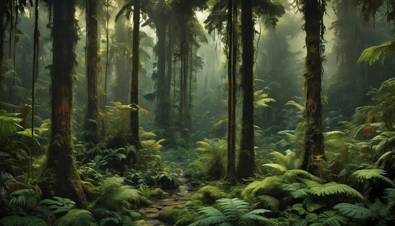 Rainforest Scenes v.4 - AI Generated Artwork - NightCafe Creator