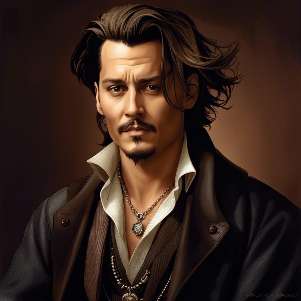 Johnny Depp - AI Generated Artwork - NightCafe Creator