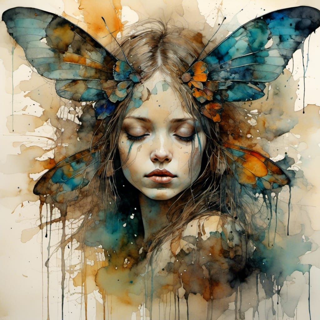 Butterfly fae - AI Generated Artwork - NightCafe Creator