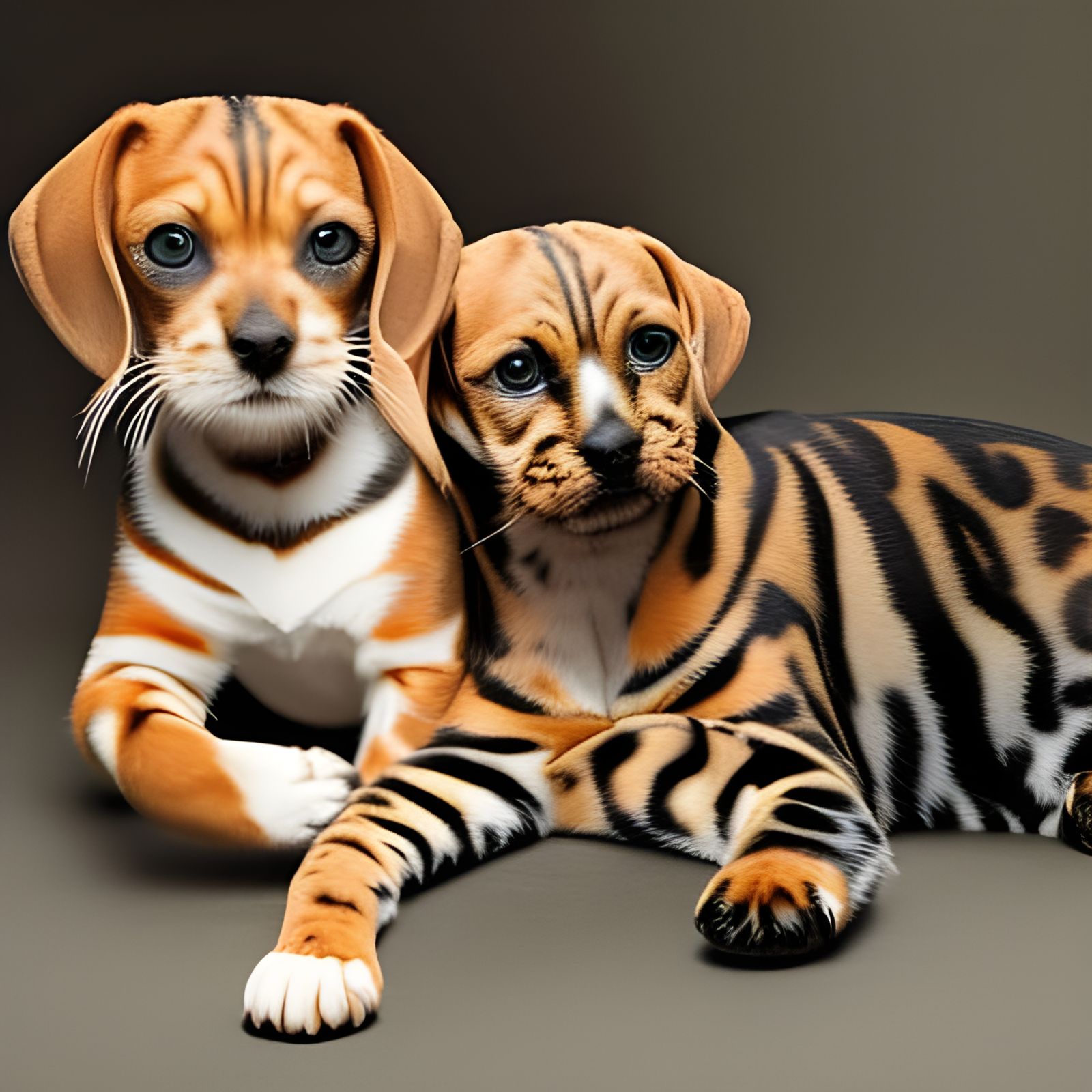 Cat beagle - AI Generated Artwork - NightCafe Creator