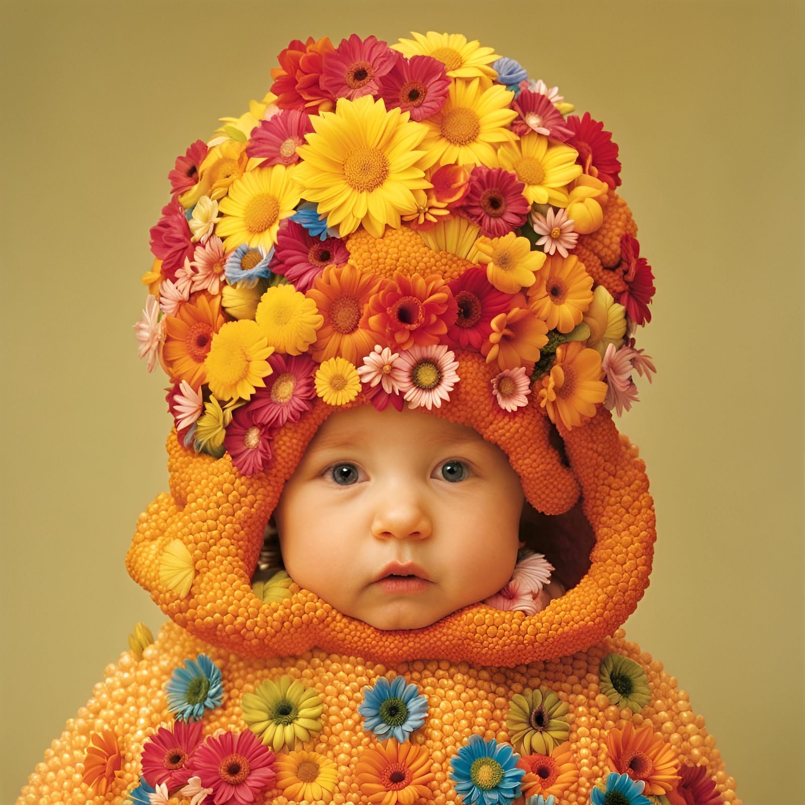 Flower Baby (Homage to Anne Geddes) - AI Generated Artwork - NightCafe ...