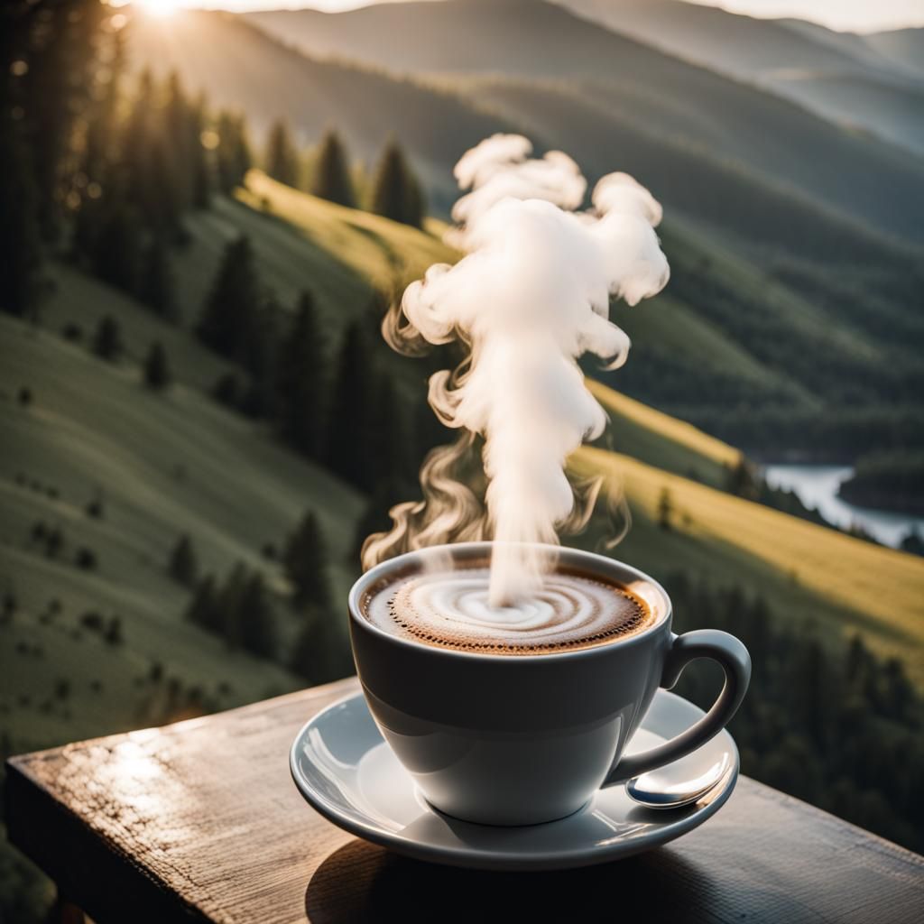 cofee hot - AI Generated Artwork - NightCafe Creator