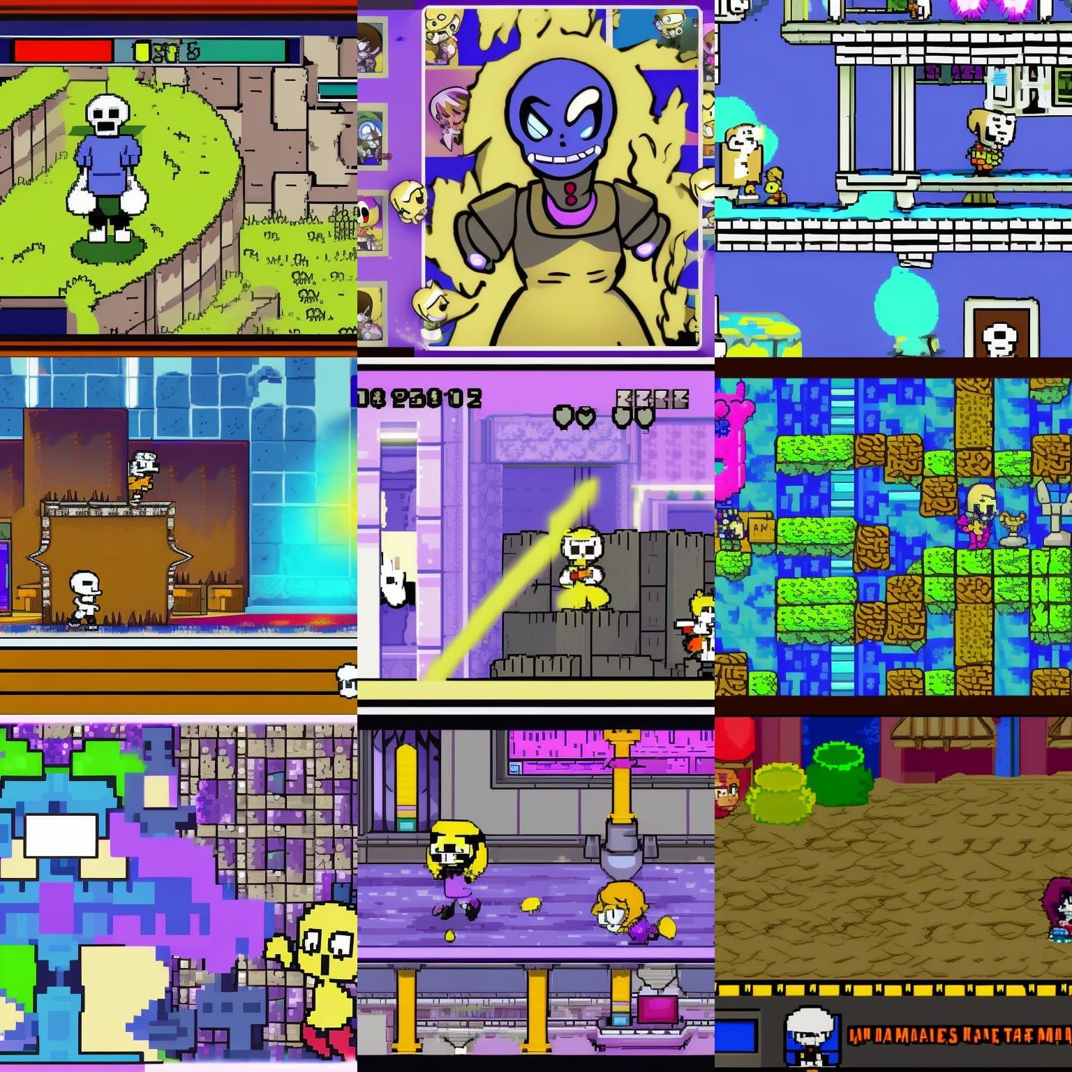 undertale screenshot - AI Generated Artwork - NightCafe Creator