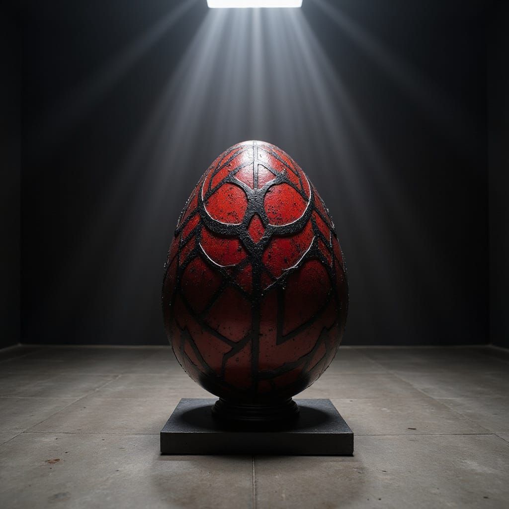 Demonic Easter Egg. Museum of Hell's Artifacts.