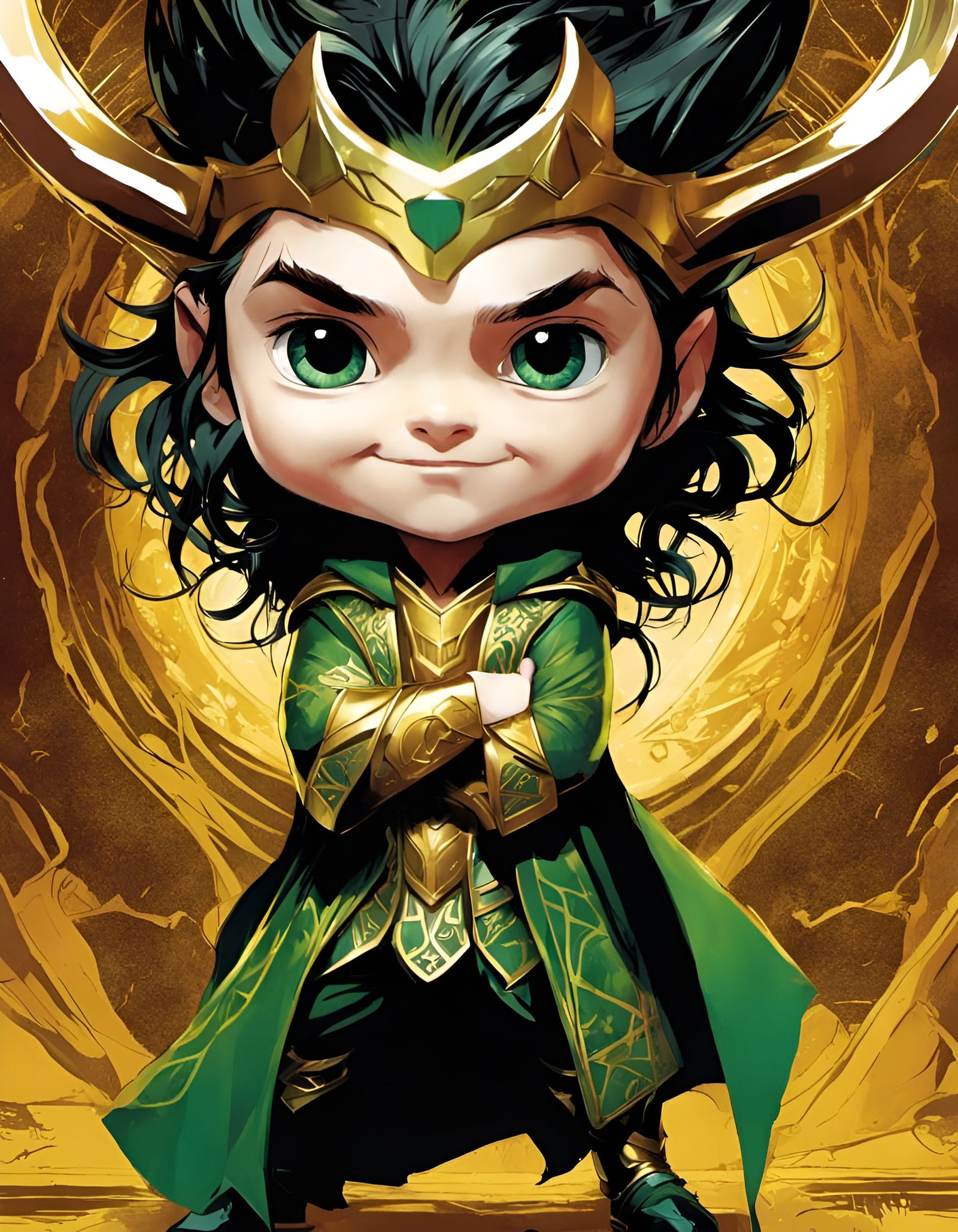 Chibi Loki - AI Generated Artwork - NightCafe Creator