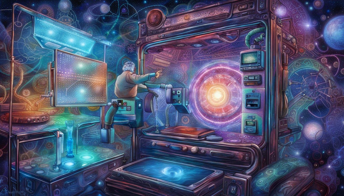 Setting The Time Machine - AI Generated Artwork - NightCafe Creator