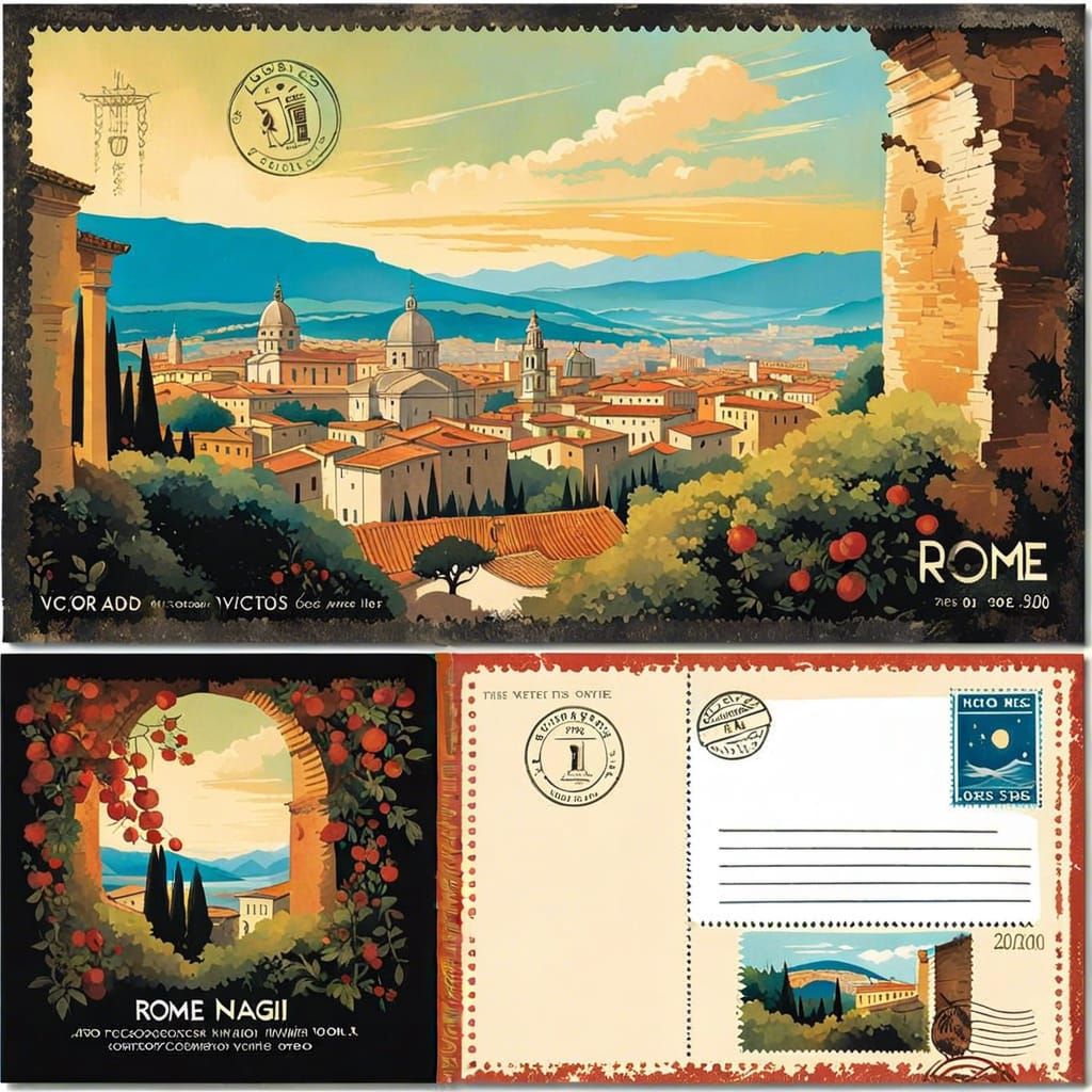 Postcard - AI Generated Artwork - NightCafe Creator