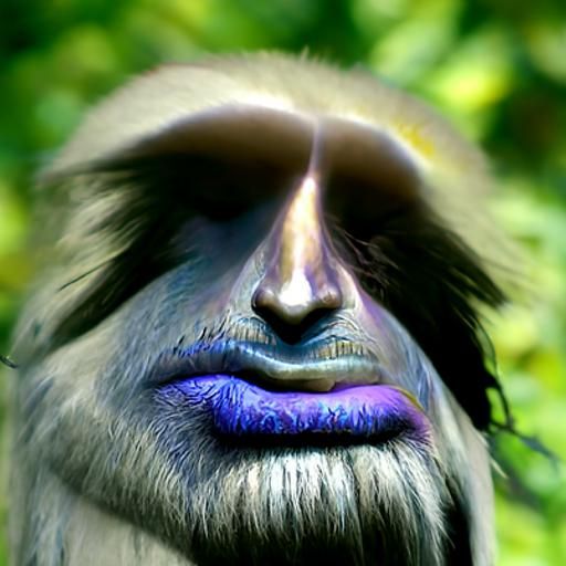 A Human Male who is 50 years old. Angular face. Bioluminescent facial ...