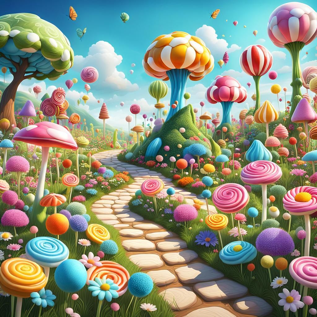 On the sweet field - AI Generated Artwork - NightCafe Creator