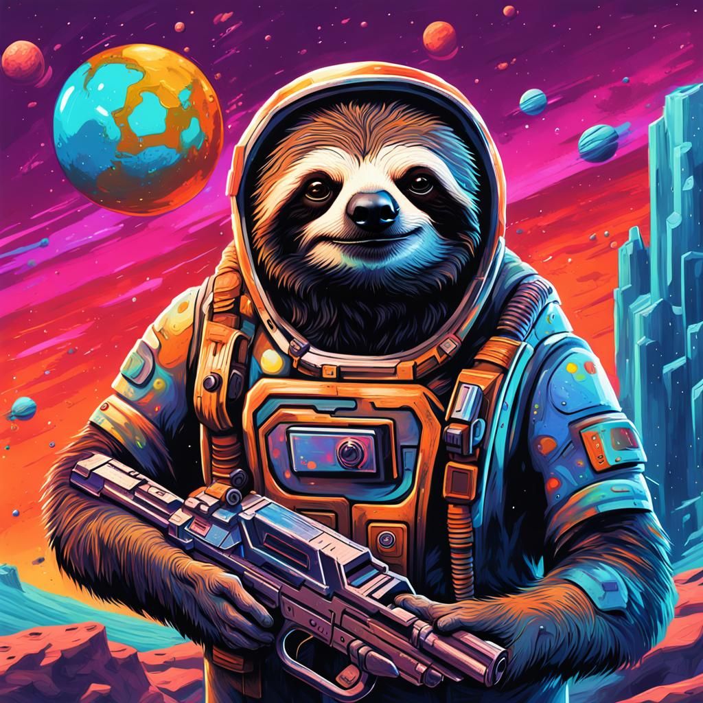 Ai Sloth - AI Generated Artwork - NightCafe Creator