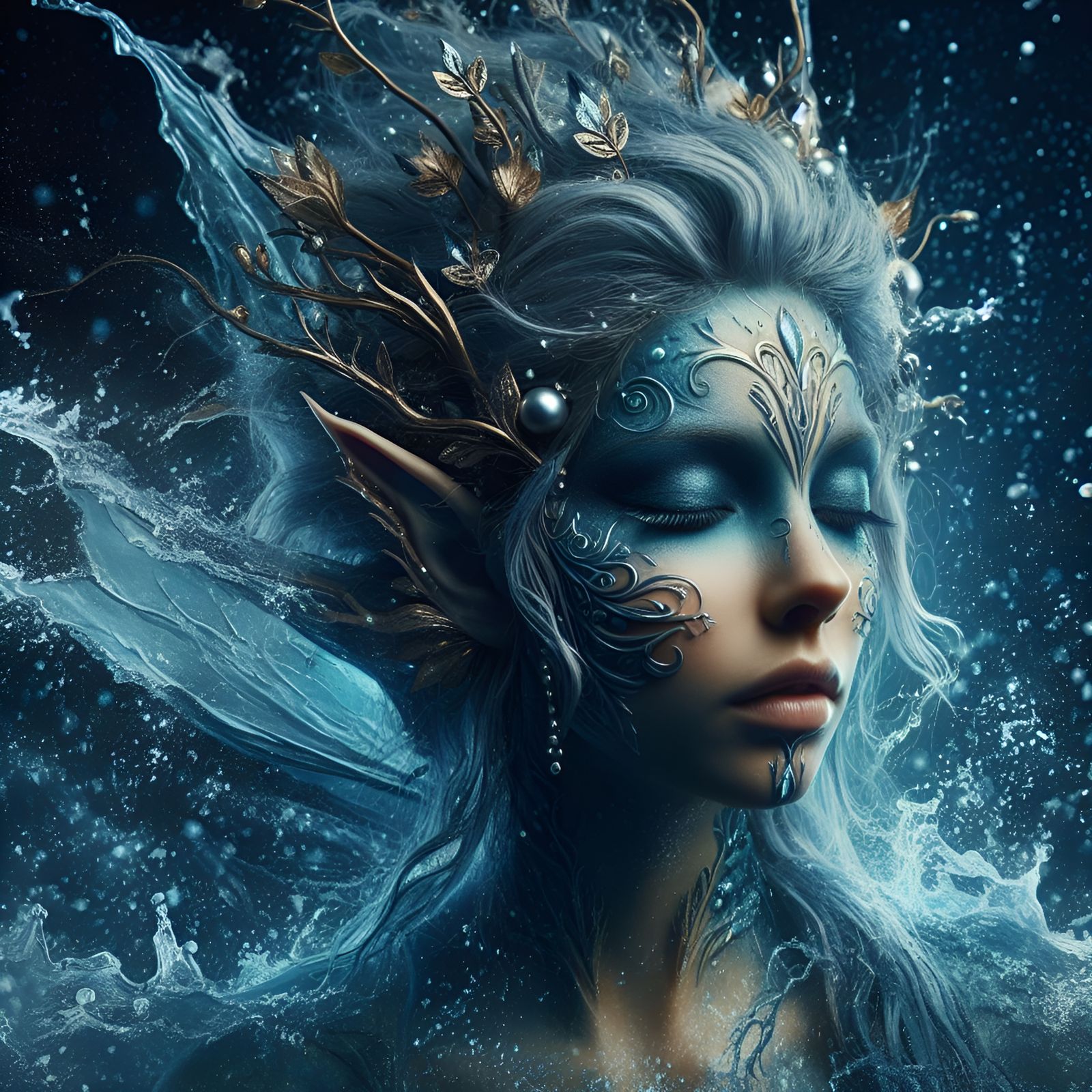 Water (Jala) - AI Generated Artwork - NightCafe Creator
