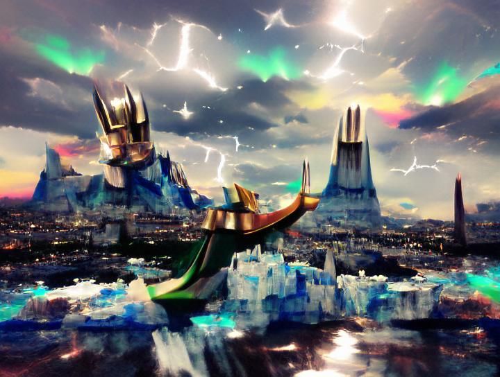 Asgard - AI Generated Artwork - NightCafe Creator