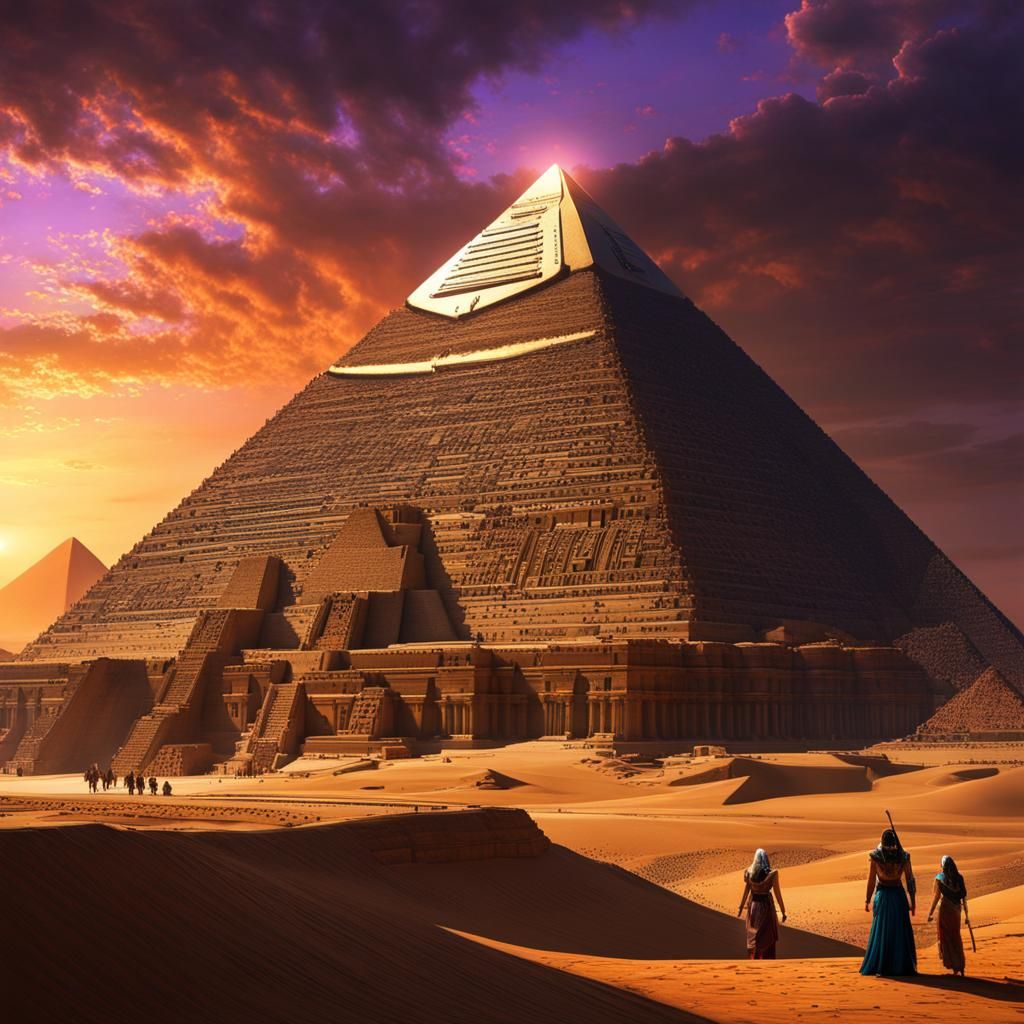 Pyramid - AI Generated Artwork - NightCafe Creator