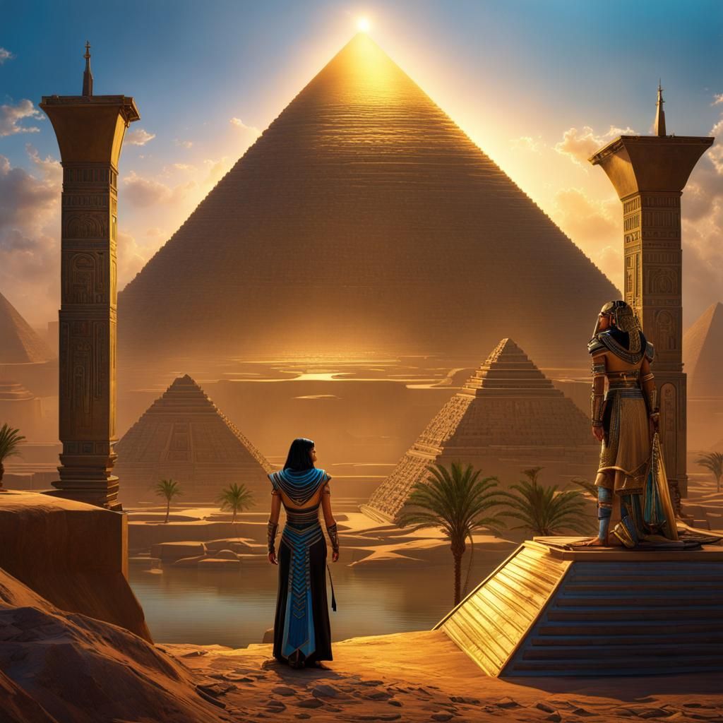Pyramid - AI Generated Artwork - NightCafe Creator