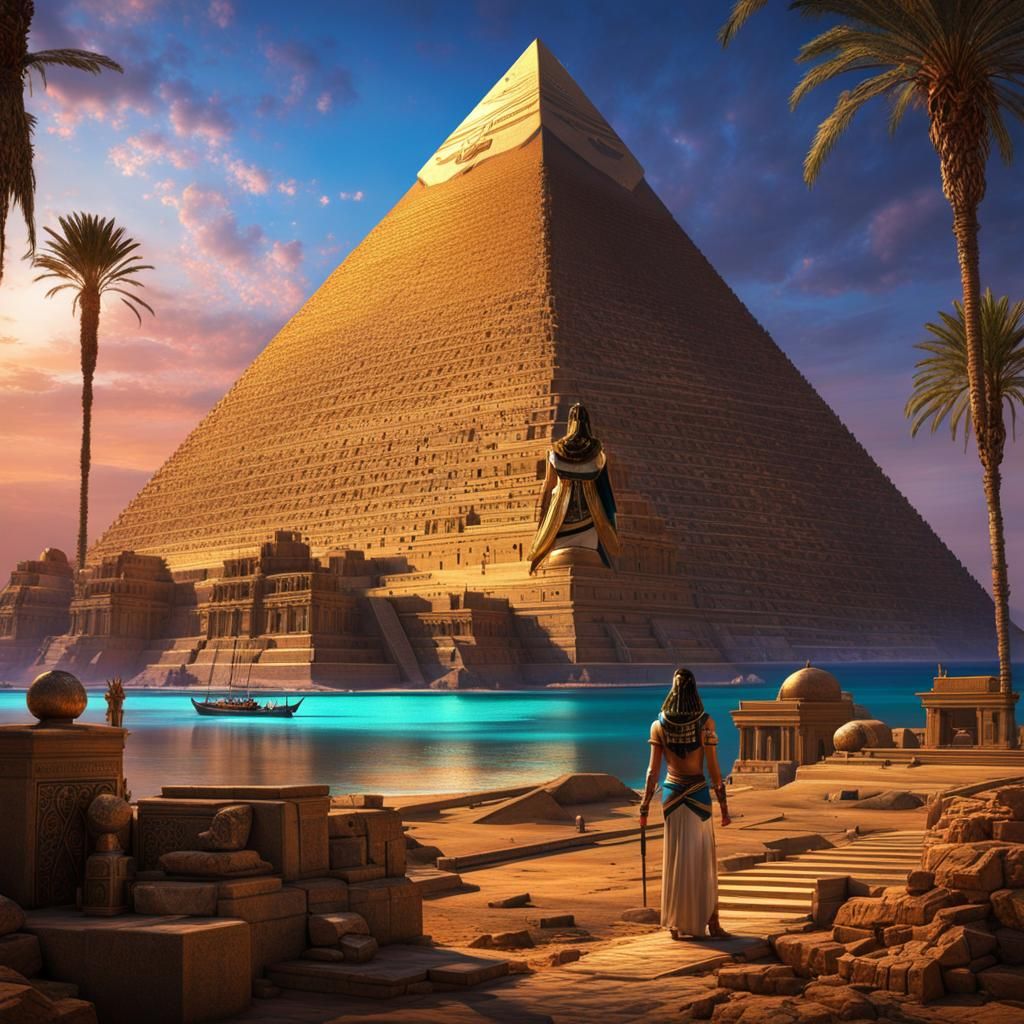 Pyramid - AI Generated Artwork - NightCafe Creator
