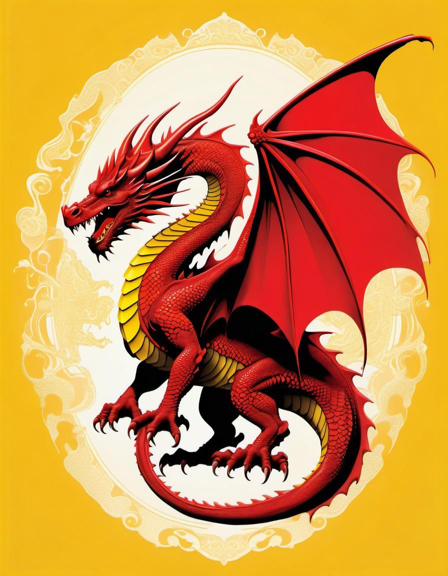 Red Dragon - AI Generated Artwork - NightCafe Creator