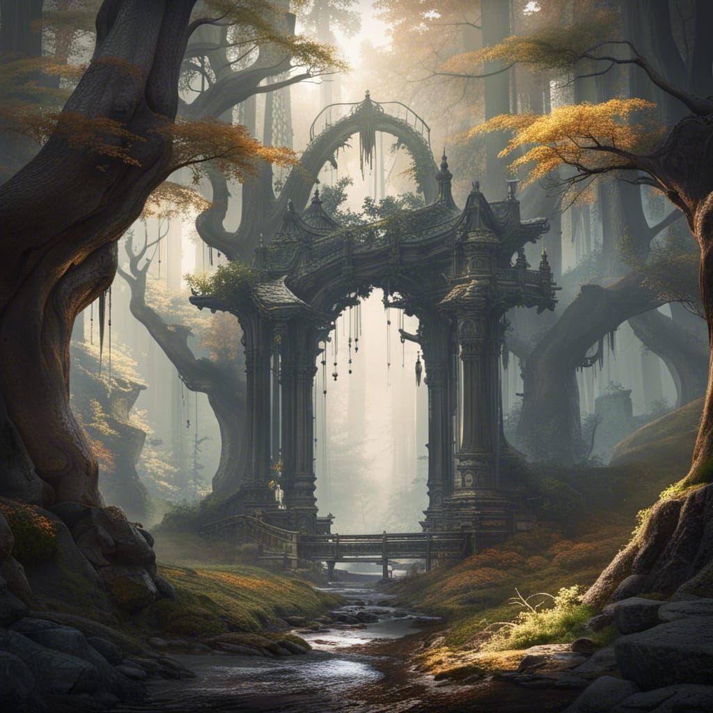 The Gate - AI Generated Artwork - NightCafe Creator