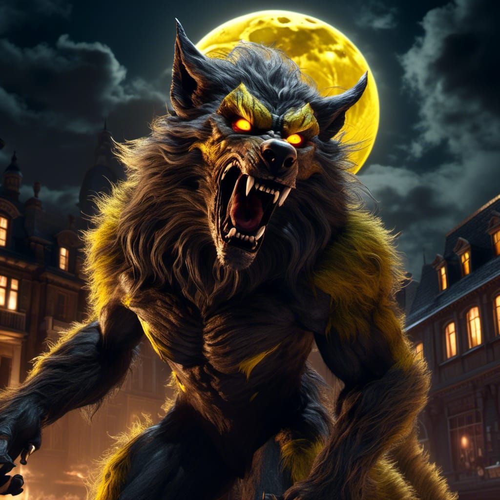 Werewolf - AI Generated Artwork - NightCafe Creator