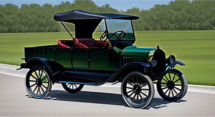 First model t ford - Vintage American Car in Classic Style