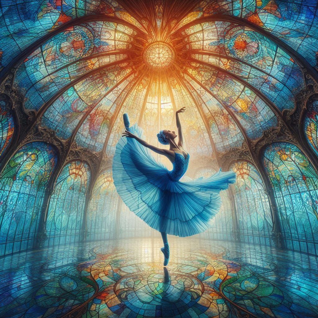 Ballet under the dome. - AI Generated Artwork - NightCafe Creator