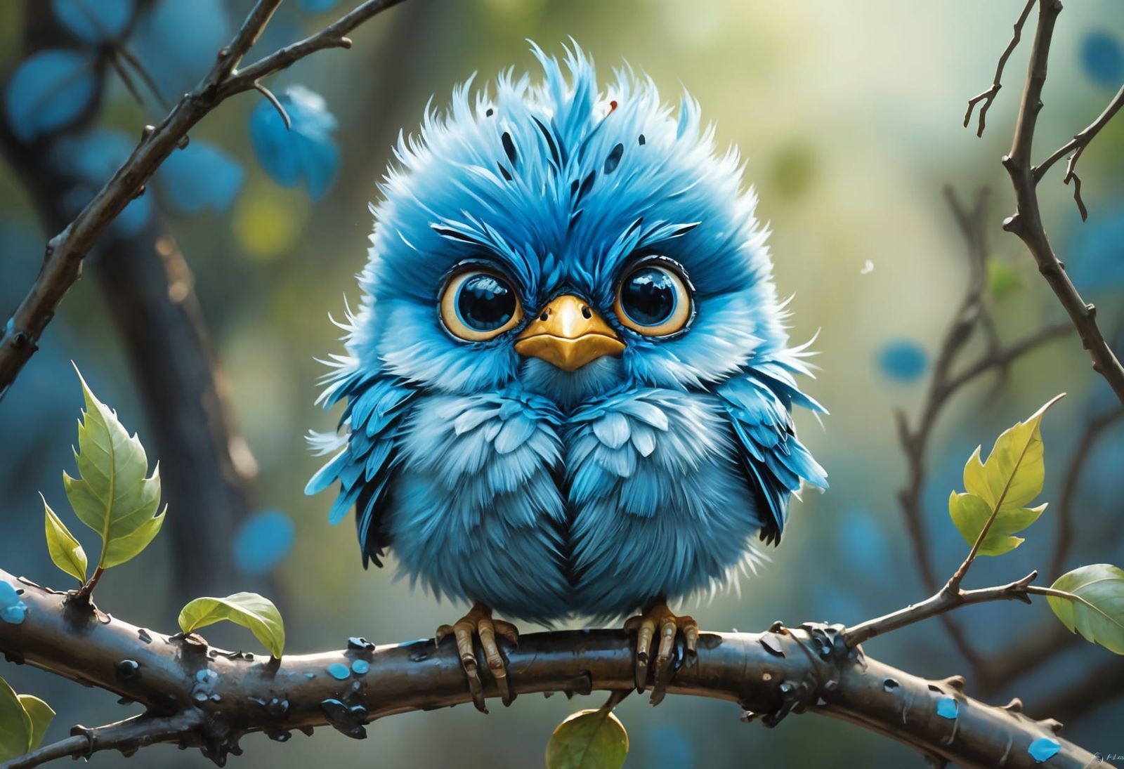 Grumpy Blue Floof - Grumpy Blue Floof