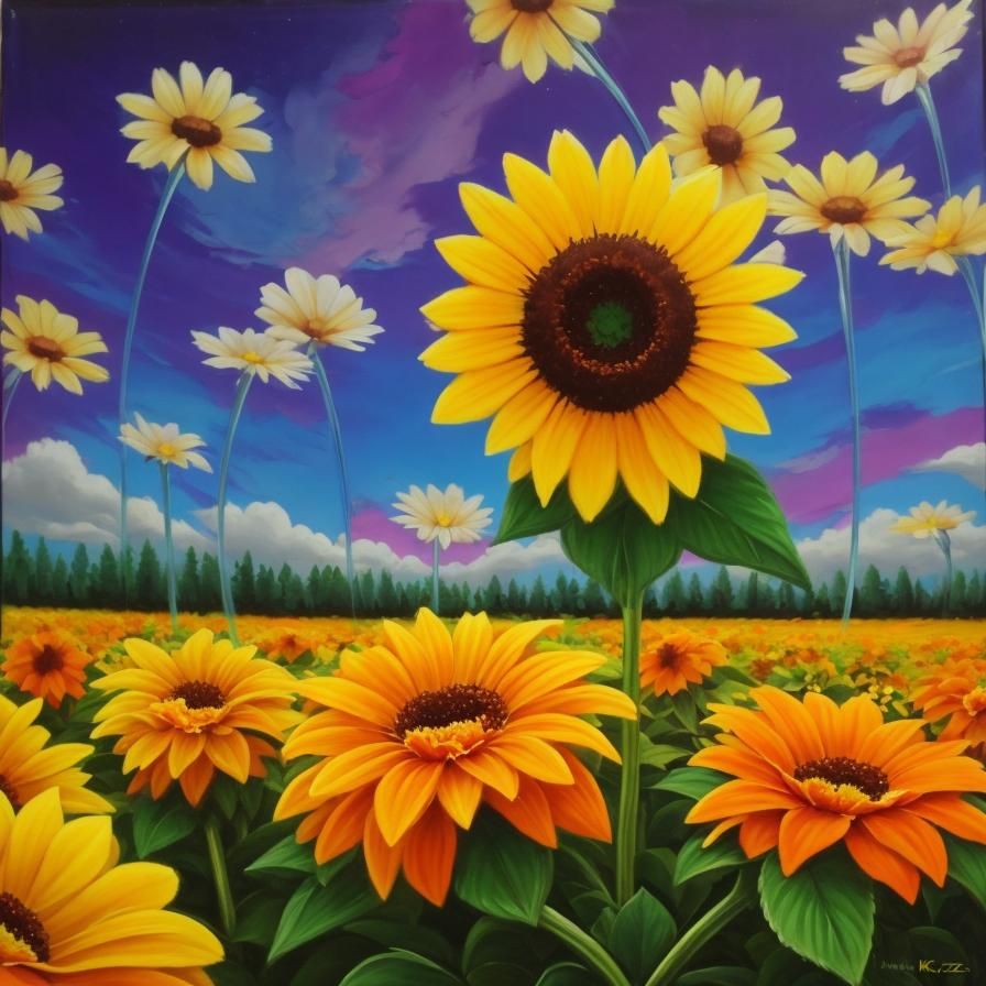 ""ZColorful flowersz; glassz piecesz, woodz, mirrorsz, flowerz petalz ...