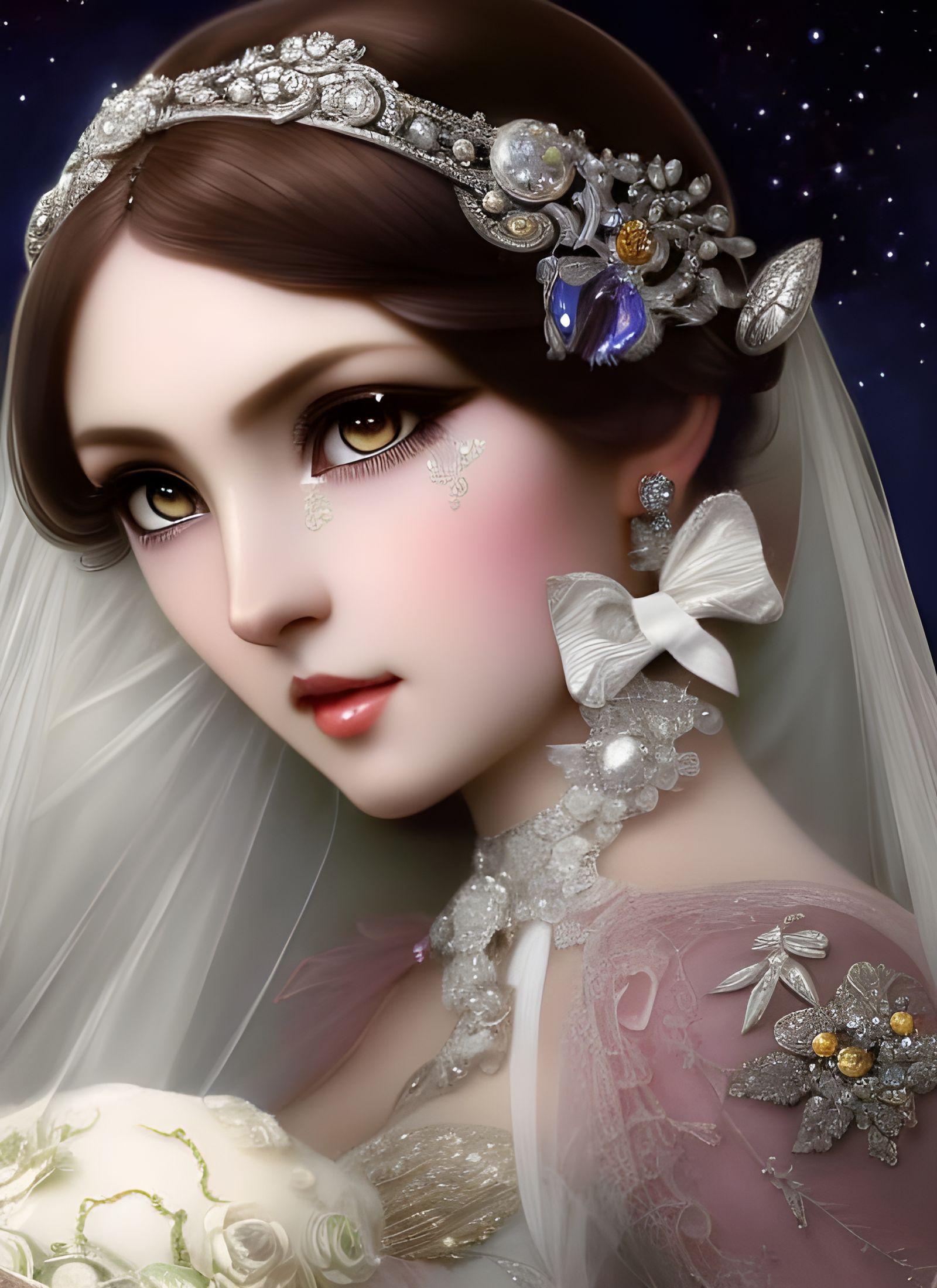 Bride of the Moon - AI Generated Artwork - NightCafe Creator