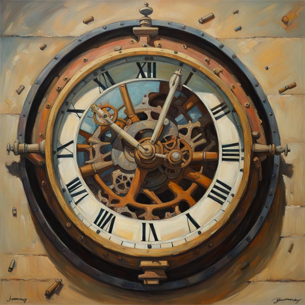 Clock Cell - AI Generated Artwork - NightCafe Creator