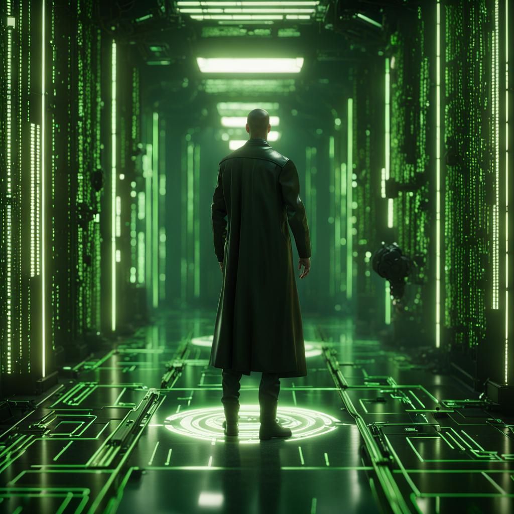 Enter the Matrix Now - AI Generated Artwork - NightCafe Creator