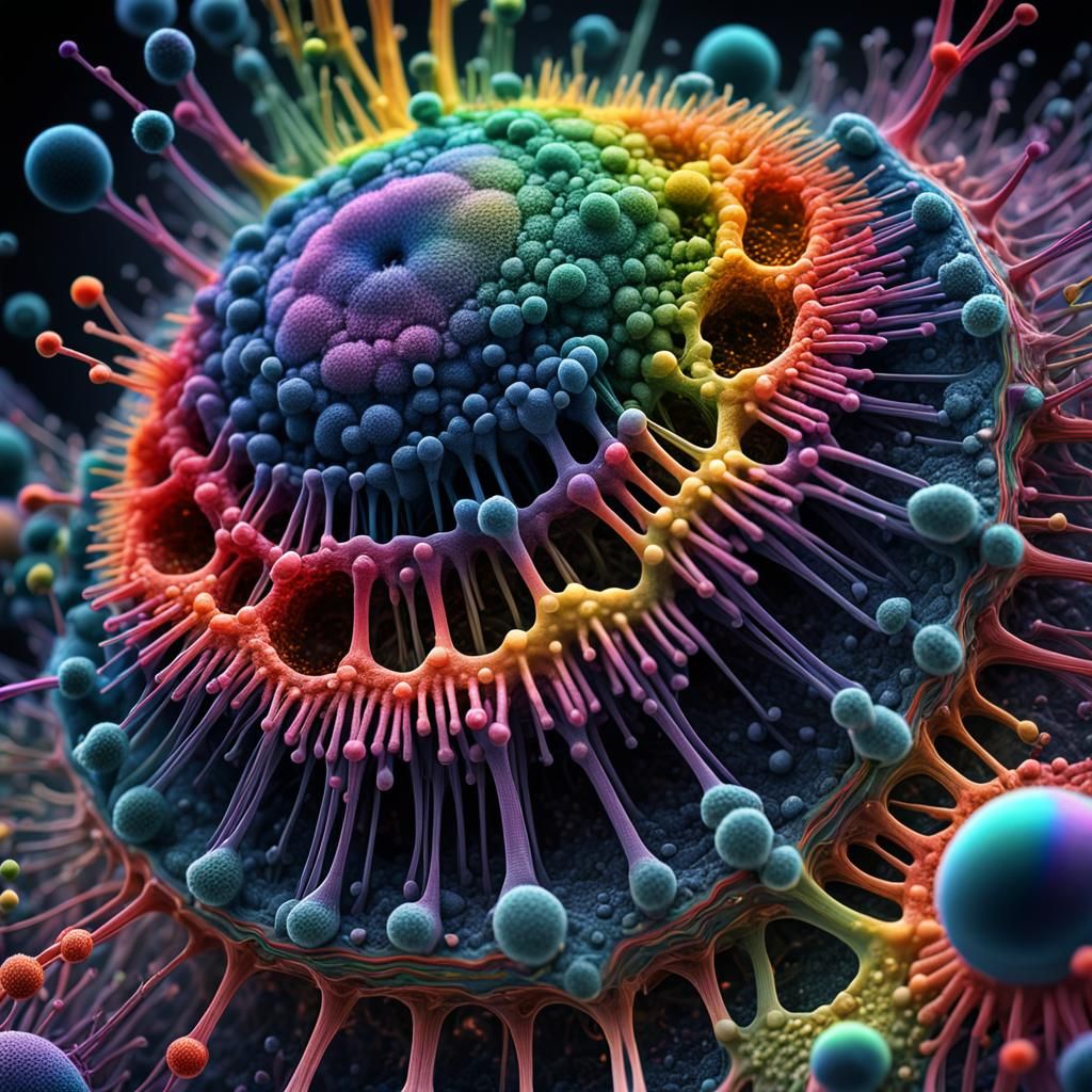 Under the microscope - AI Generated Artwork - NightCafe Creator