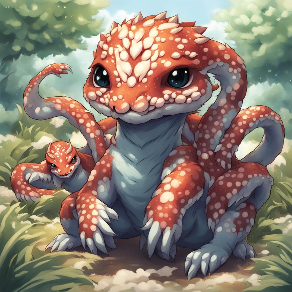 a pet baby hydra - AI Generated Artwork - NightCafe Creator