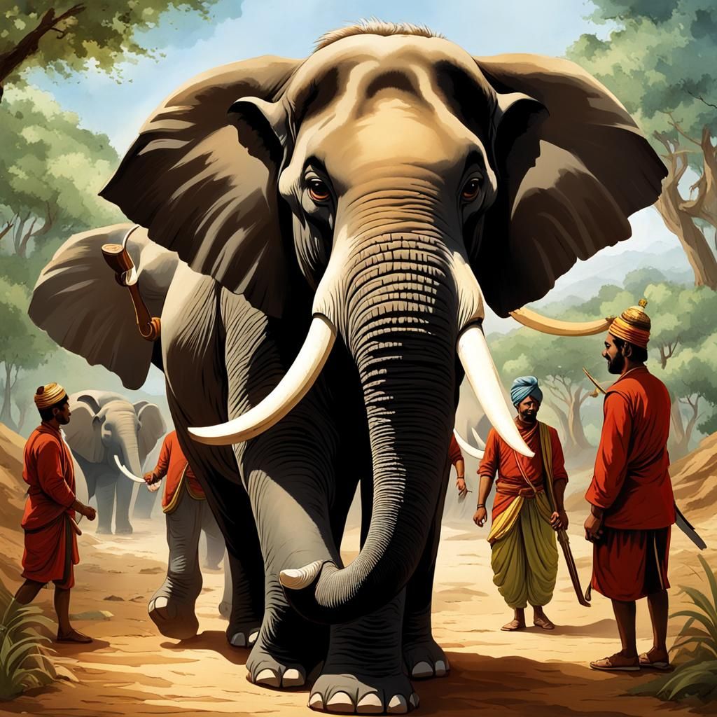 It was six men of Indostan To learning much inclined, Who went to see ...