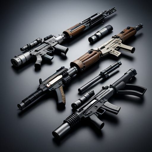 Alien weapons 3 - AI Generated Artwork - NightCafe Creator