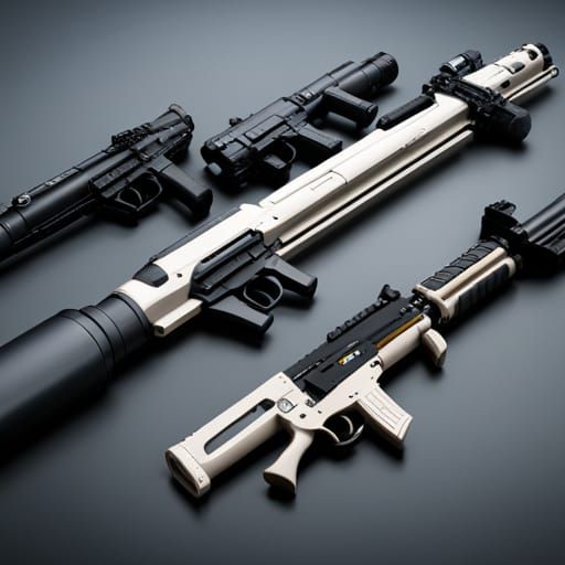 Alien weapons 4 - AI Generated Artwork - NightCafe Creator