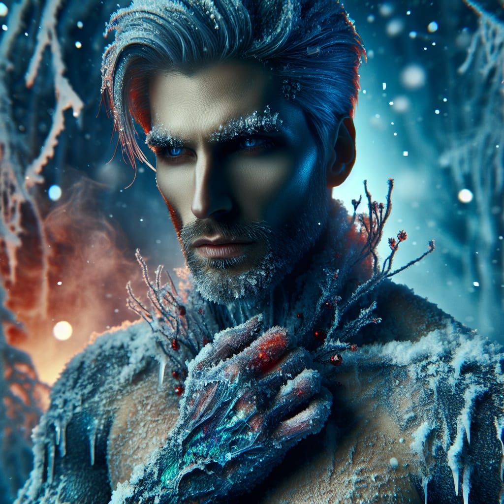 Frostbite - Surreal Winter Vampire Masterpiece in Hyper-Rea...