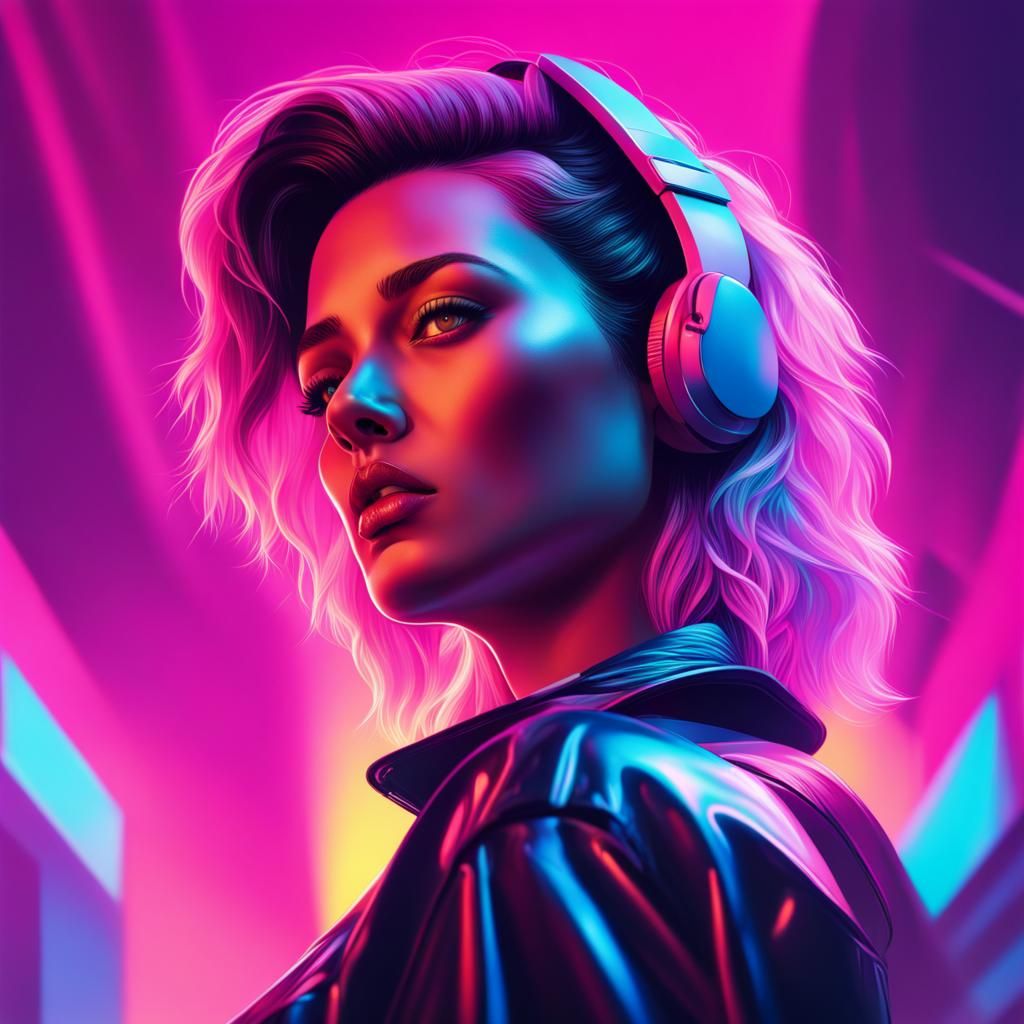 synthwave - AI Generated Artwork - NightCafe Creator
