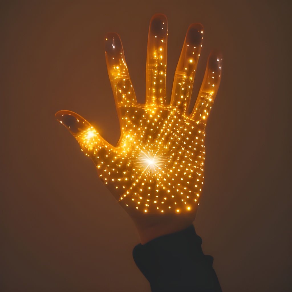 Illuminating Hand - AI Generated Artwork - NightCafe Creator