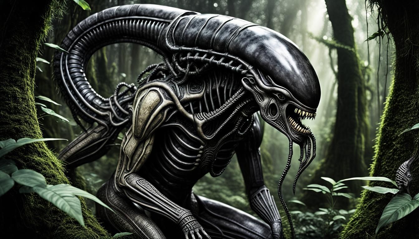 Alien-Xenomorph - AI Generated Artwork - NightCafe Creator
