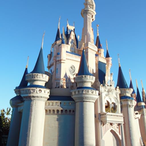 A realistic Disney castle - AI Generated Artwork - NightCafe Creator