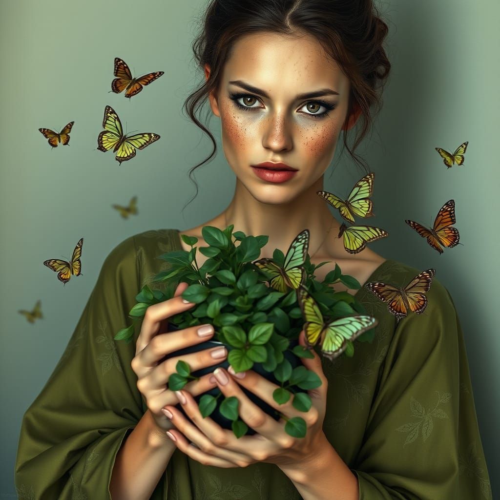 I'm Dashing Darling - Stunning Pre-Raphaelite-Inspired Woman...