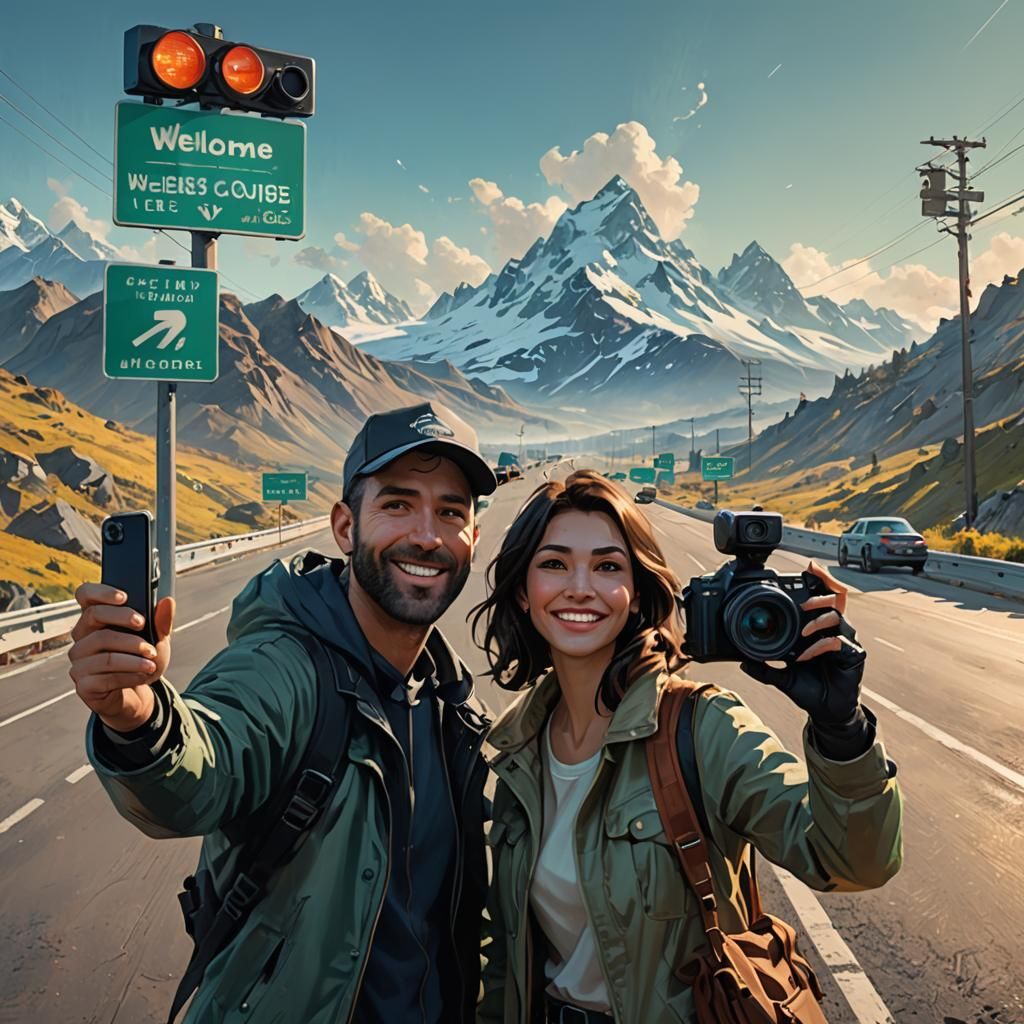 Roadtrip - AI Generated Artwork - NightCafe Creator