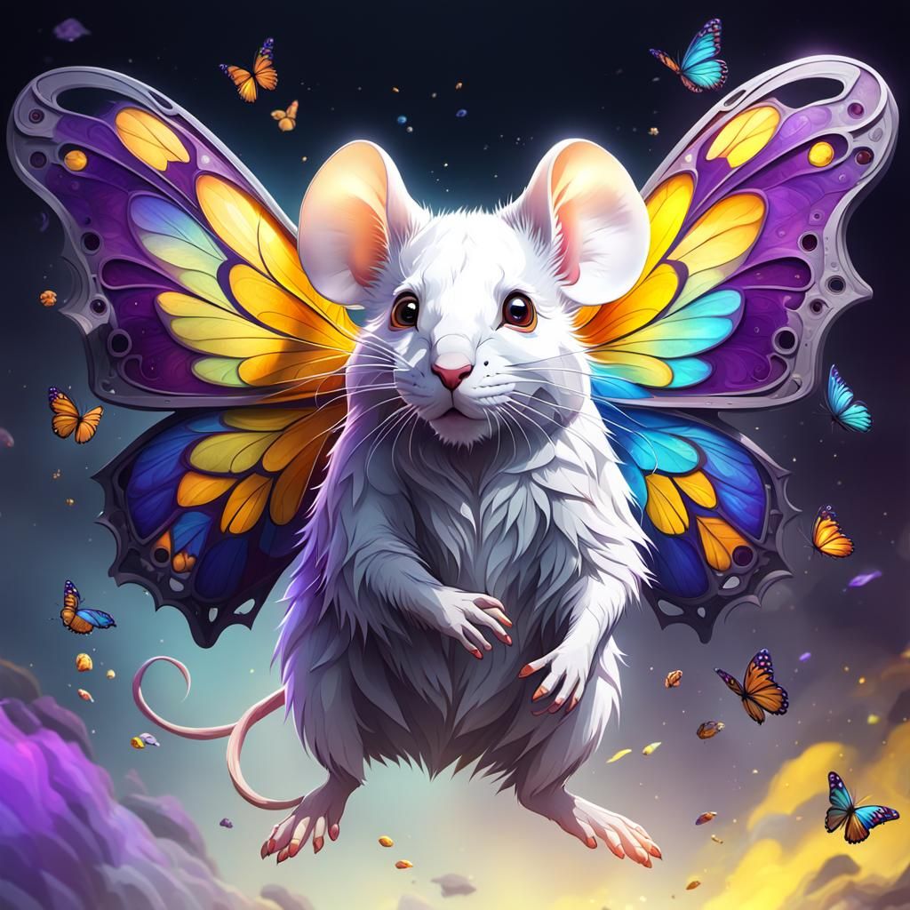 Flutter mouse……:) - AI Generated Artwork - NightCafe Creator