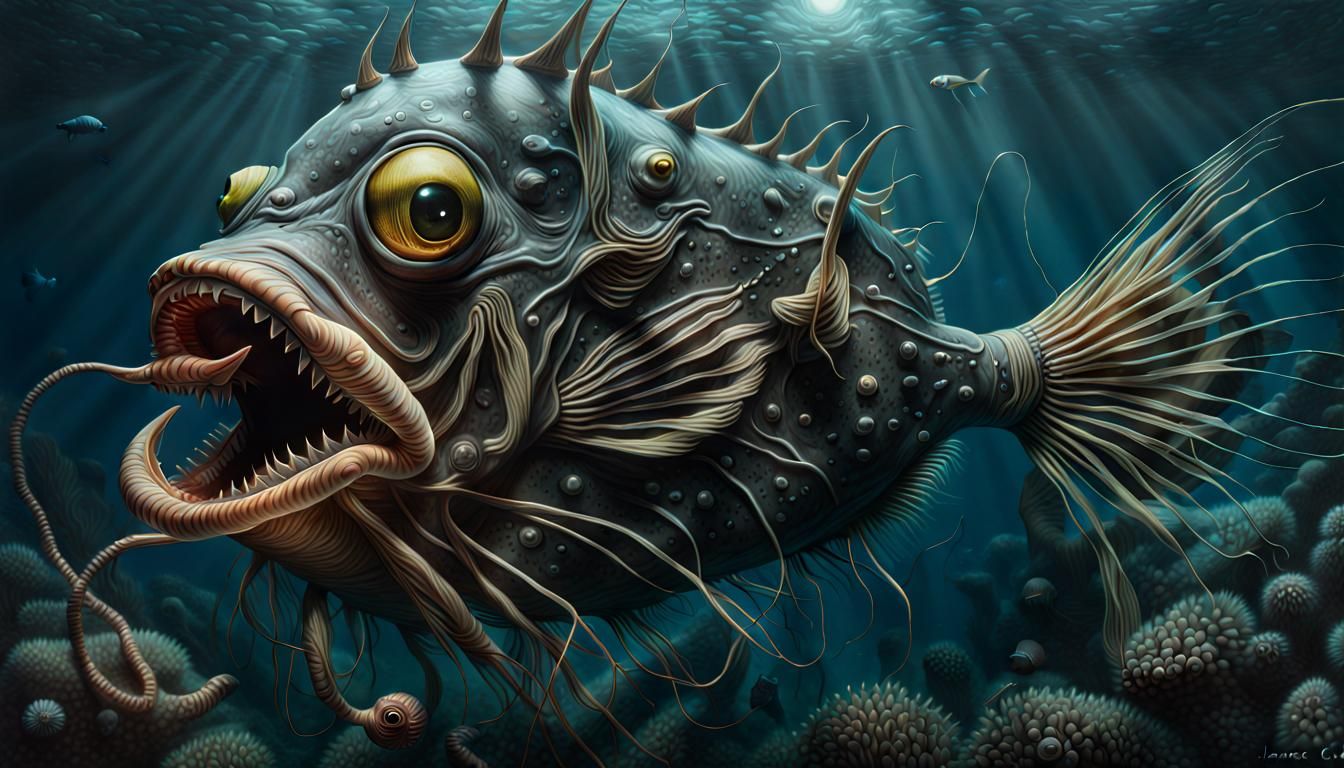 pretty fishy.... not.... - AI Generated Artwork - NightCafe Creator