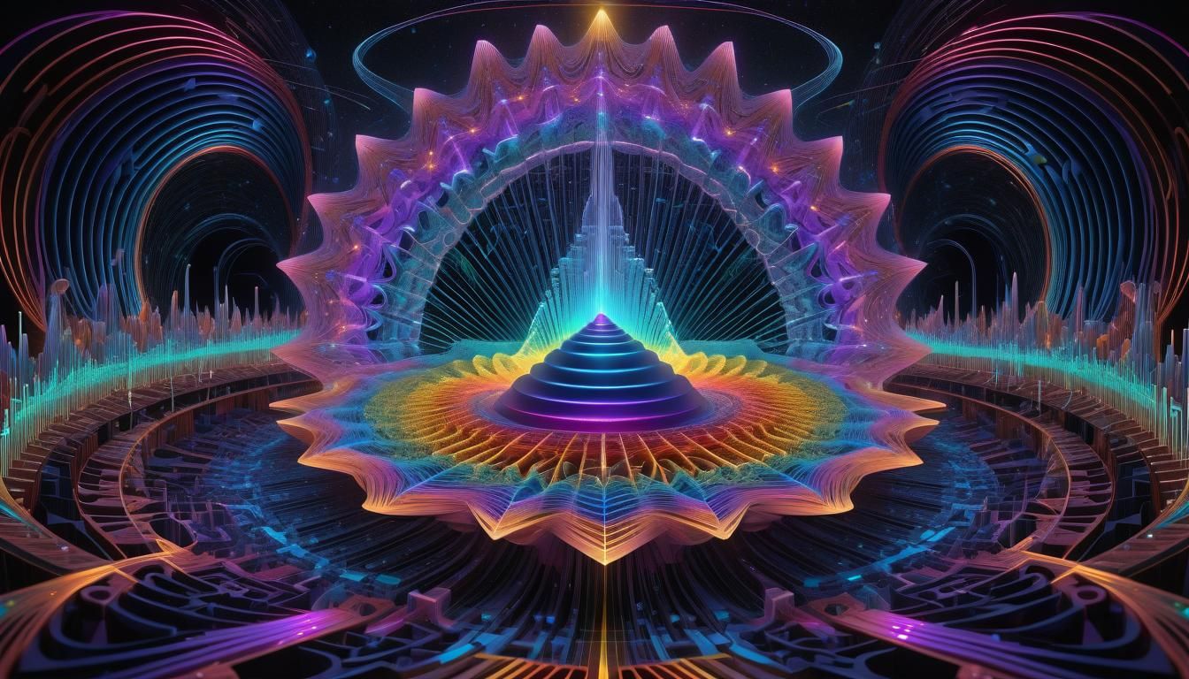 A mathematical art soundscape - AI Generated Artwork - NightCafe Creator