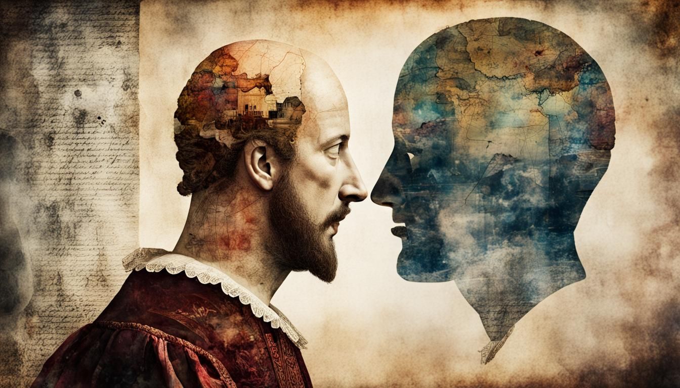 Shakespeare Imagining Othello - AI Generated Artwork - NightCafe Creator