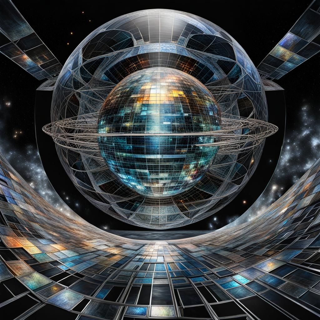 'Vibrational Geometry' signifying that 'Physical matter is music ...