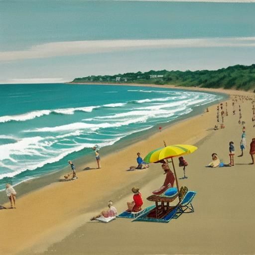 Beach - AI Generated Artwork - NightCafe Creator